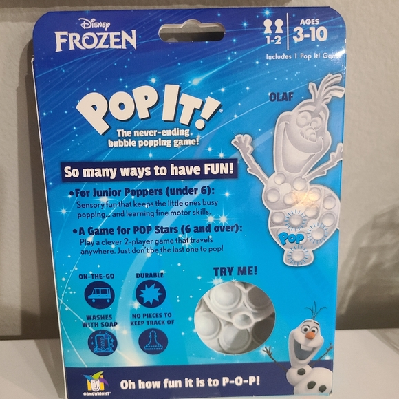 Disney | Toys | New Disney Pop It Poppers 4 Different Characters | Poshmark